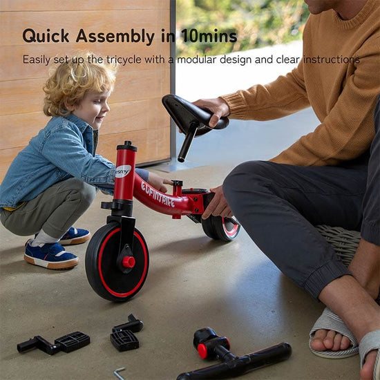 Besrey 5-in-1 Toddler Tricycle